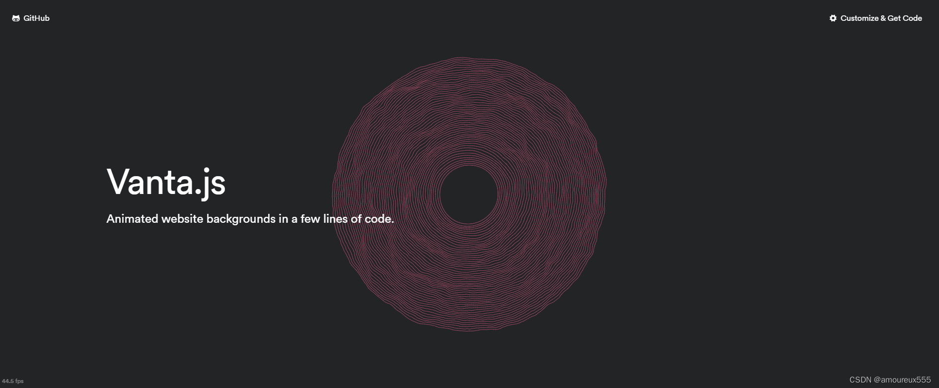 【vue】 网站动态背景 | vanta.js的使用-CSDN博客