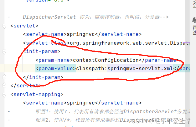 Springmvc 第三步 写中间那个配置文件contextConfigLocation-CSDN博客