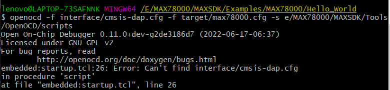 Window10下配置Maxim SDK_openocd maxim sdk-CSDN博客