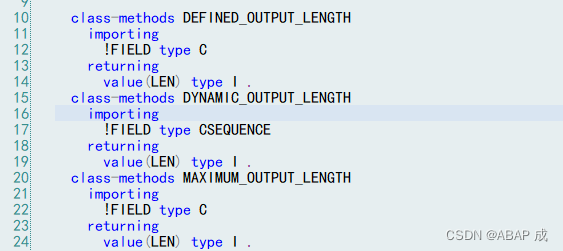 SAP ABAP CL_ABAP_LIST_UTILITIES类方法的使用_sap abap 取字段长度-CSDN博客