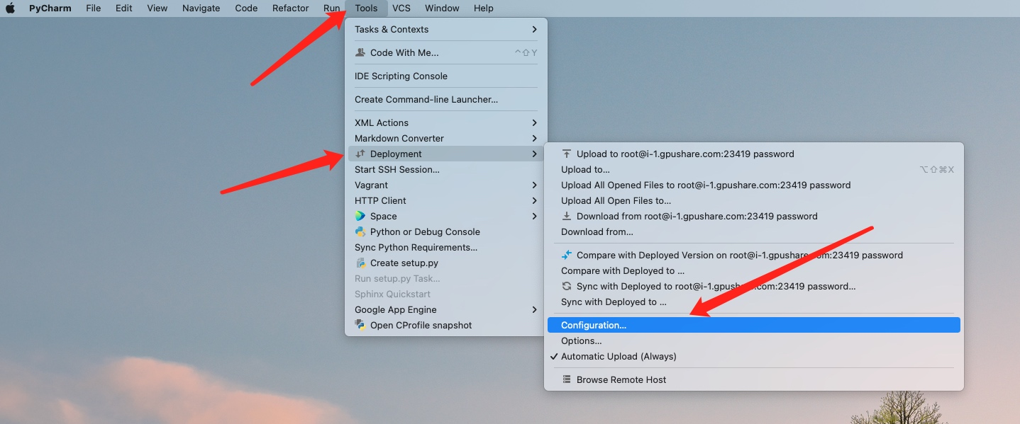 使用恒源云服务器跑深度学习（使用pycharm_professional，FileZilla，xshell）_恒源云跑代码-CSDN博客