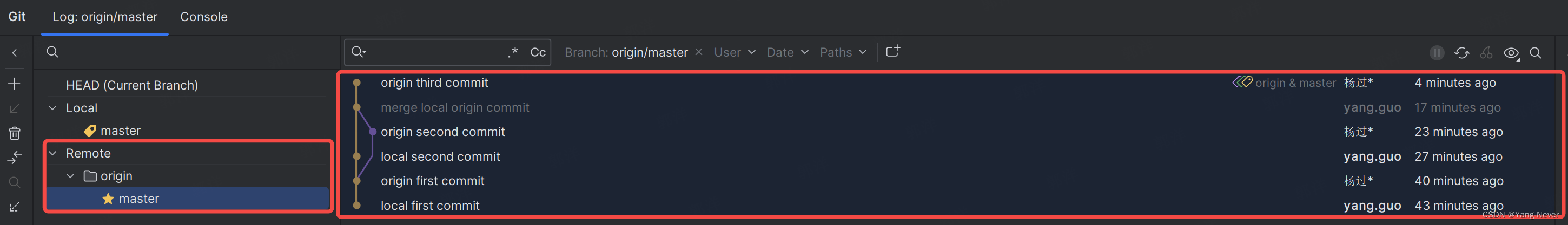 Git-＞git pull 和 git pull --rebase的详解-CSDN博客