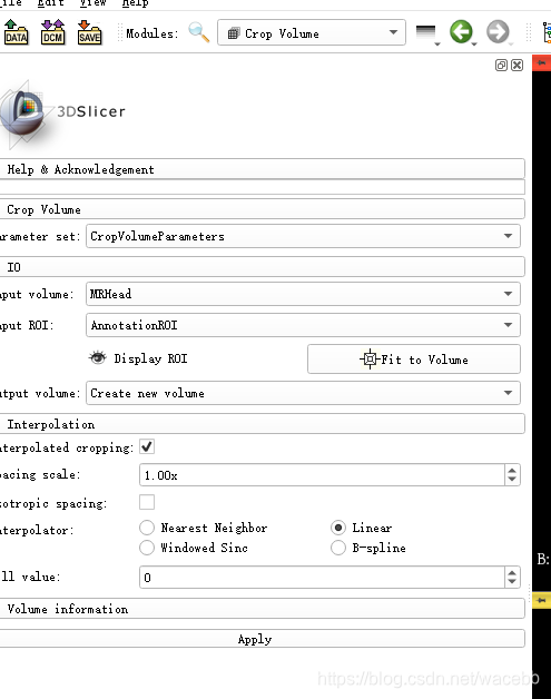 超级简单的3D slicer教程（二）Crop 剪裁_3dslicer-CSDN博客