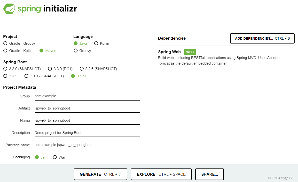 如何将jsp项目转成springboot项目_jsp 项目转sprintboot-CSDN博客