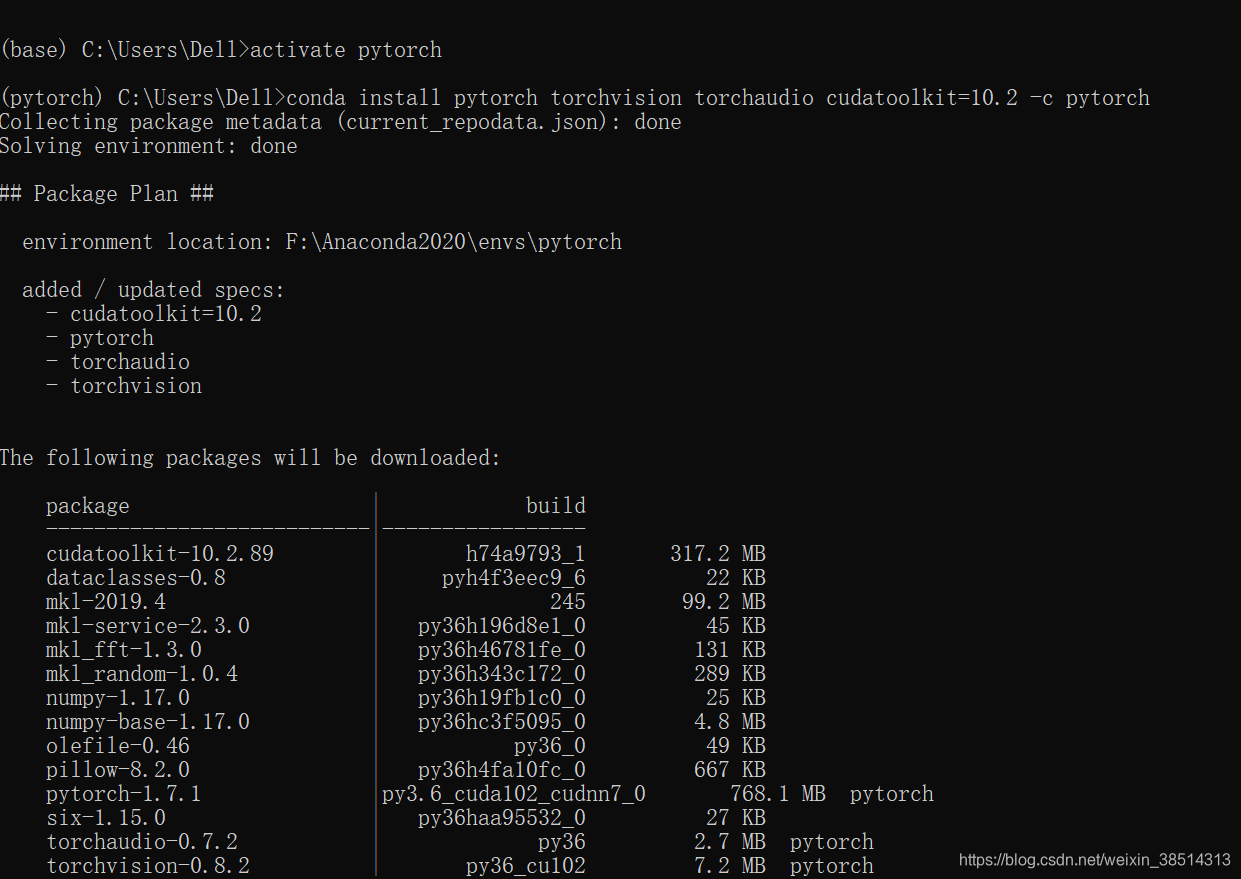 在Anaconda Prompt中，使用conda安装Pytorch时出现Solving environment错误_在 anaconda prompt 输入上述指令,进行pytorch安装 ...