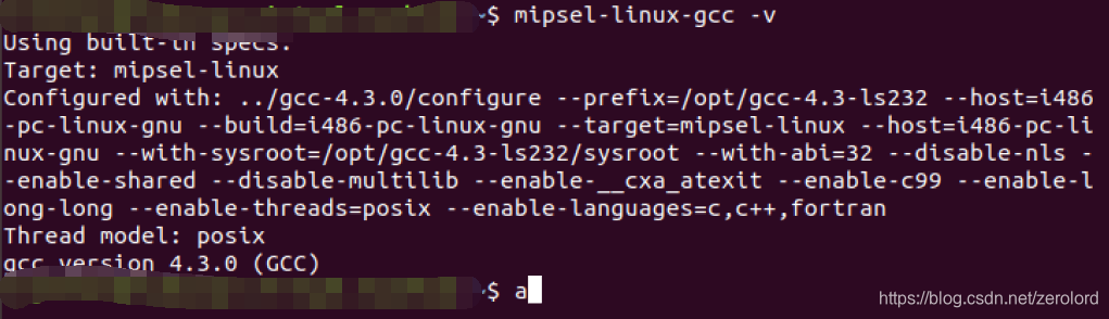 mipsel-linux-gcc -v报错，mipsel-linux-gcc -v: command not found_mipsel-elf-gcc command not found-CSDN博客