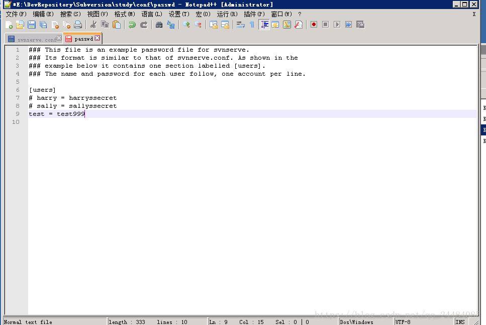 Svn的安装、配置版本库 、myeclipse的svn插件安装svn安装设置库目录 Csdn博客
