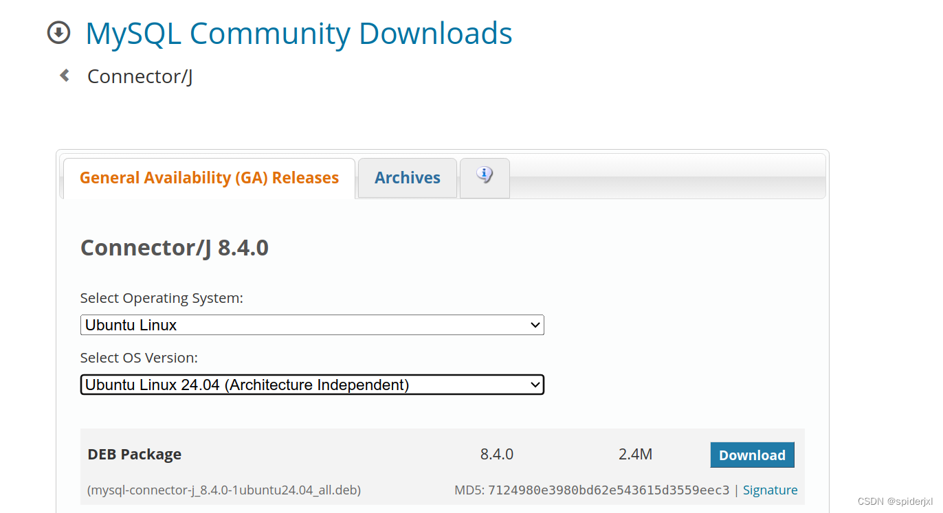 ubuntu24.04+jmeter5.6.3配置mysql-connector-java-8.4.0.jar_mysql-connector ...
