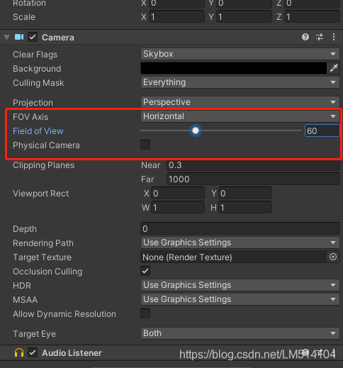 Unity Field of View 踩坑记录（改值不对问题）-CSDN博客