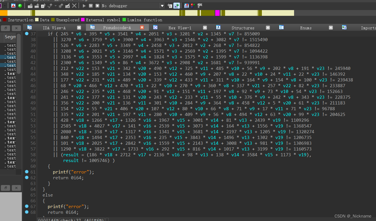 [HNCTF 2022 WEEK2]来解个方程?-CSDN博客