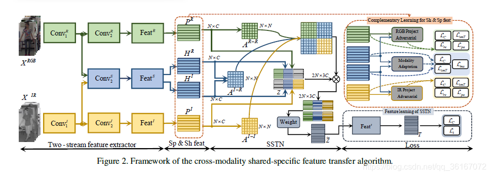 Cross-modality Person re-identification with Shared-Specific Feature Transfer阅读笔记_共享模态的特征-CSDN博客