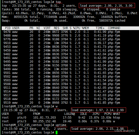 Linux 平均负载 Load Average 详解linux Load Average Csdn博客
