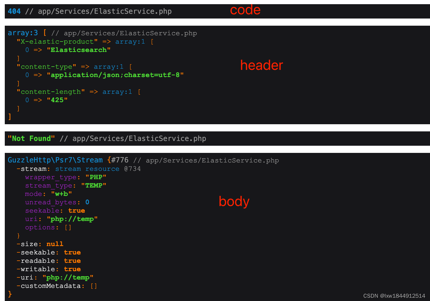laravel 中在判断es 索引库是否存在时，返回response_laravel elasticsearch response-CSDN博客