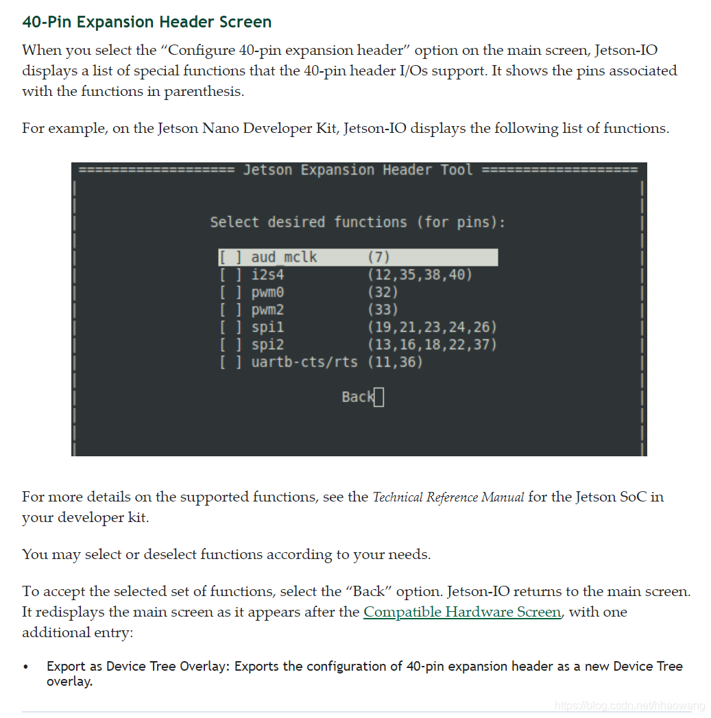 Jetson Xavier NX （14） -- 40-Pin扩展插针_xavier nx 40pin-CSDN博客