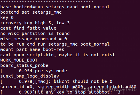 全志A33-ARM linux开机进入uboot命令行_mmc exit start-CSDN博客