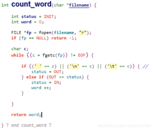 Linux C使用状态机实现文本单词统计linux C 实现 统计 单词 Csdn博客