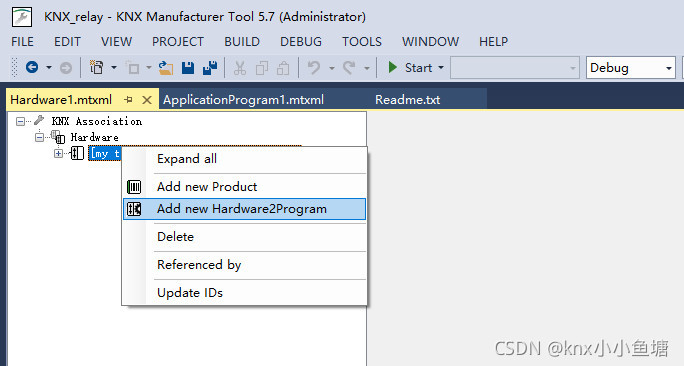 使用 KNX Manufacturer Tool 编写 knx 数据库的步骤-CSDN博客