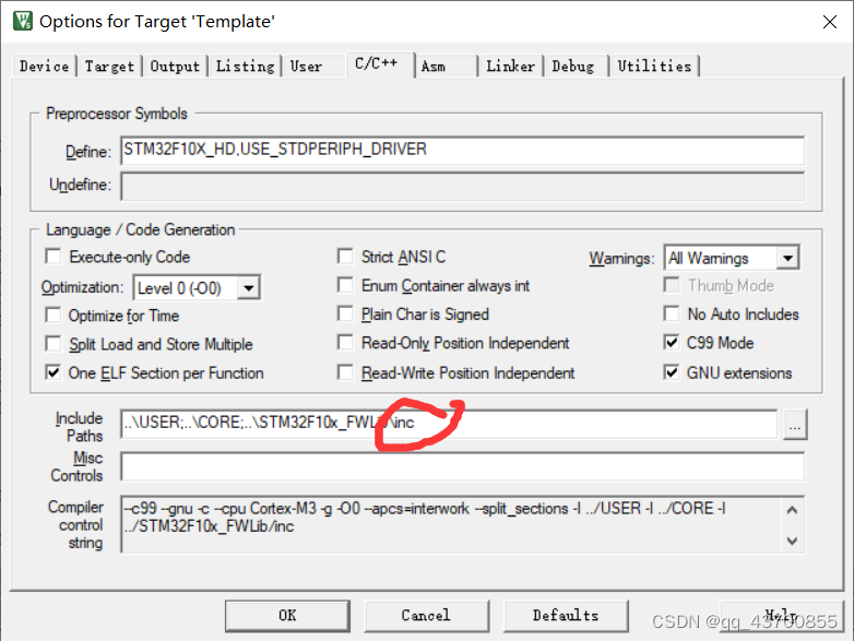 Stm32学习日记1 新建工程模板（库函数）新建工程库函数的工程模板涉及到哪些文件夹每个文件夹什么作用 Csdn博客