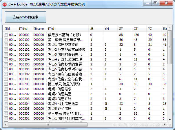 C++ builder XE10 动态连接加密access2007的accdb数据库实例（可下载实例）_xe10 连接access数据库-CSDN博客