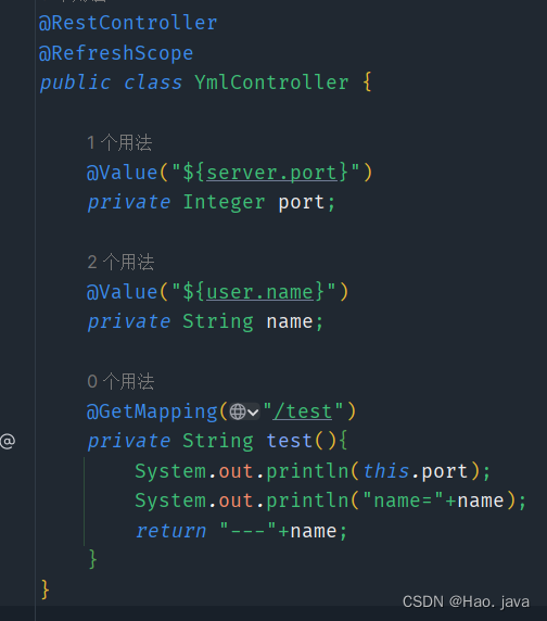 解决@value获取配置文件值为null @RefreshScope_springboot value 默认null-CSDN博客