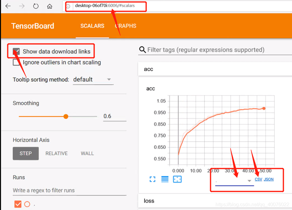 下载Tensorboard数据，单独使用matplotlib模块，在同一副图中画出多条loss或acc曲线_使用tensorboard的数据在同一副图中画出多条loss曲线-CSDN博客