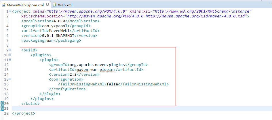 maven 遇到failOnMissingWebXml有关问题解决方法：web.xml is missing and is set to true-CSDN博客