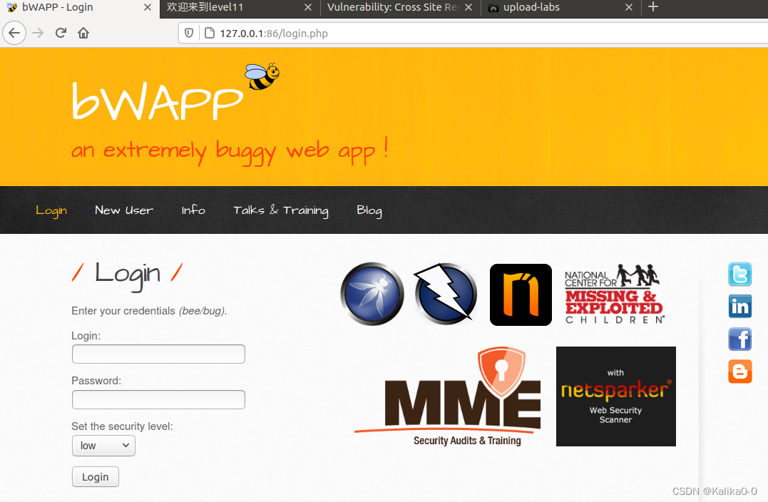 bwapp漏洞实验的环境配置_bwapp docker 下载-CSDN博客