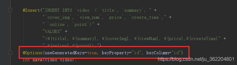 SpringBoot整合Mybatis插入数据返回数据库自增id_springboot sqllite executeupdate 返回新增id-CSDN博客