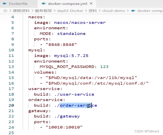 52、DockerCompose（部署微服务集群（案例））_idea docker compose部署微服务-CSDN博客