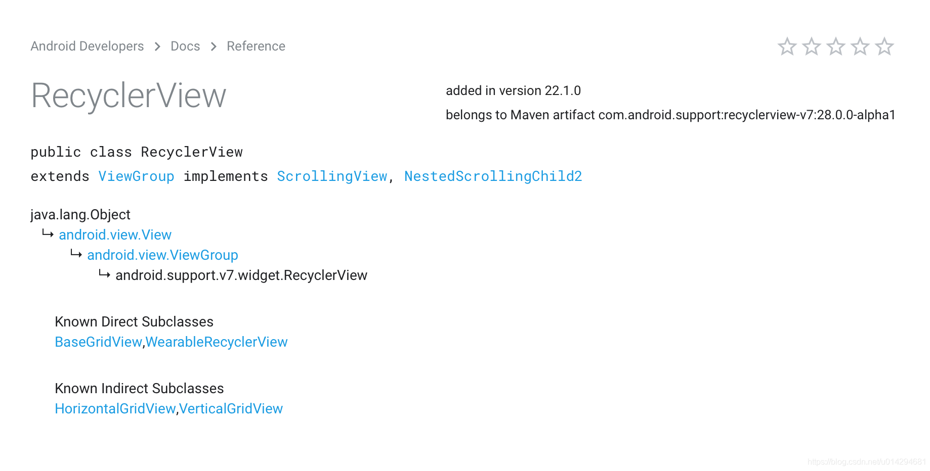 Android应用篇 - RecyclerView 设计分析_android recyclerview模块设计-CSDN博客