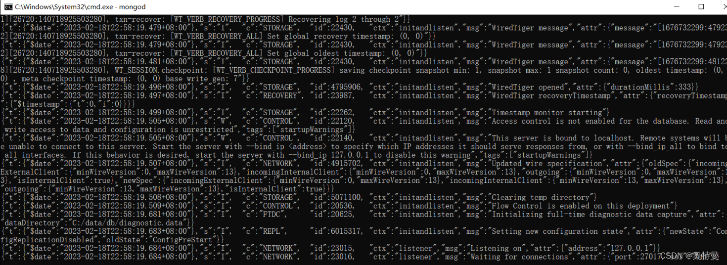 Mongodb数据库操作及操作命令mongodb 查看数据库 Csdn博客