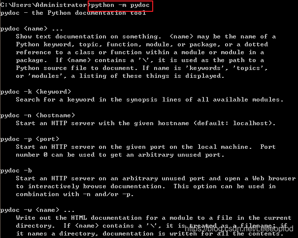 python3怎么查看帮助文档pydoc？_python帮助文档看不懂-CSDN博客