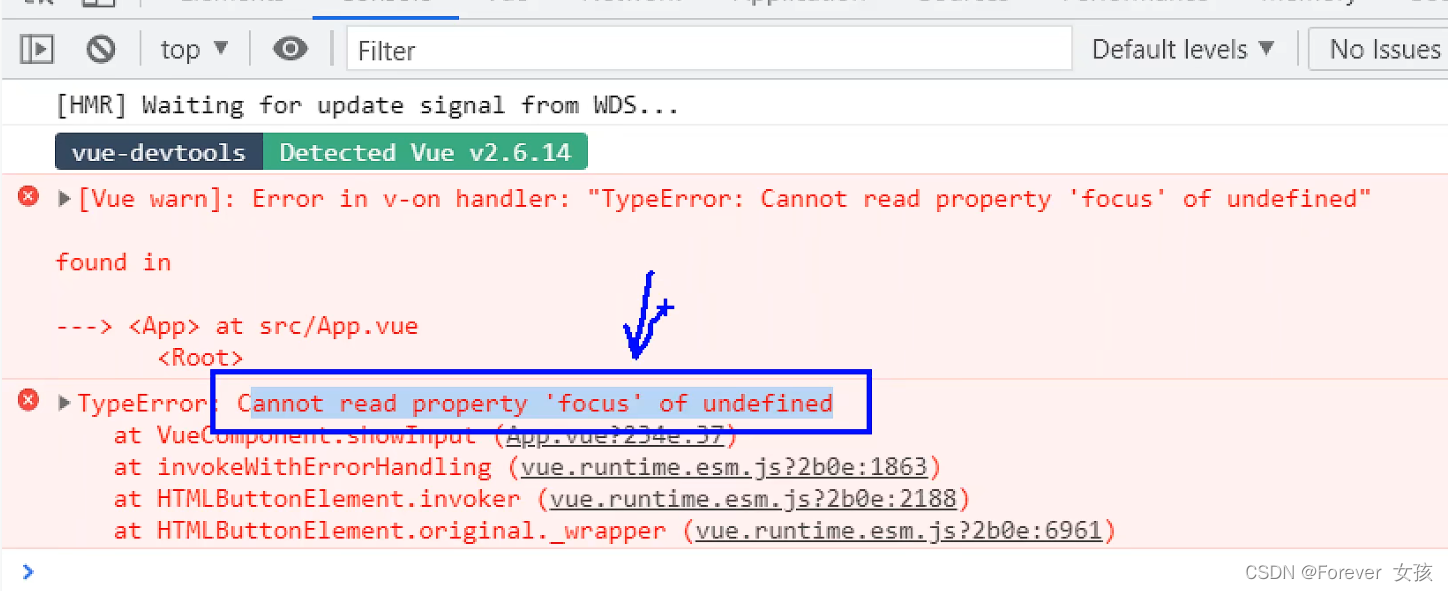 调试错误：Cannot read property ‘xxx‘ of undefined_cannot read property 'setfocusbool' of undefined-CSDN博客
