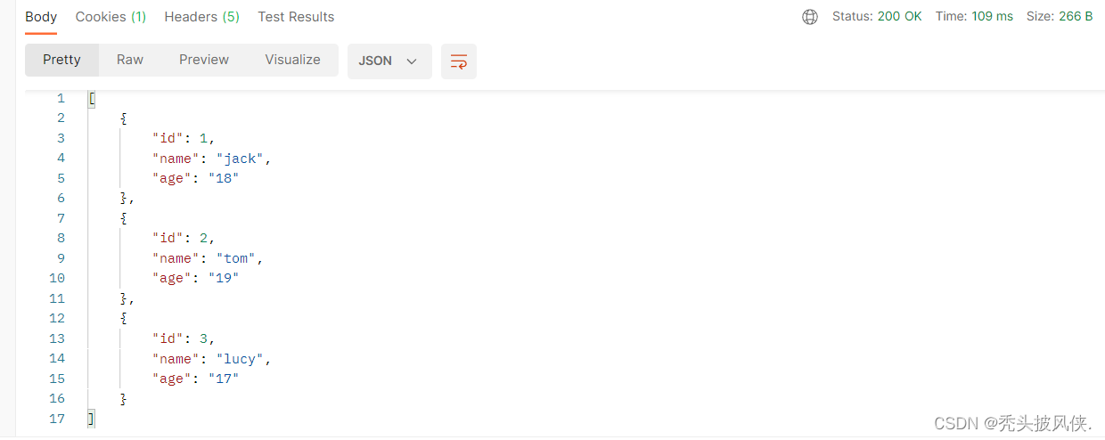 [springMVC]9、处理和返回json数据(@RequestBody,@ResponseBody)_requestmapping返回json数据-CSDN博客