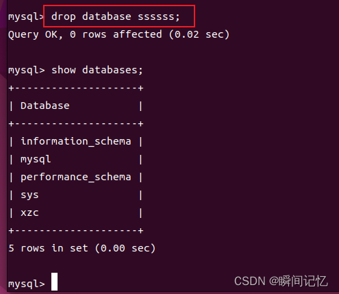 【Ubuntu学习MySQL——MySQL基本操作命令】_ubuntu mysql 命令-CSDN博客
