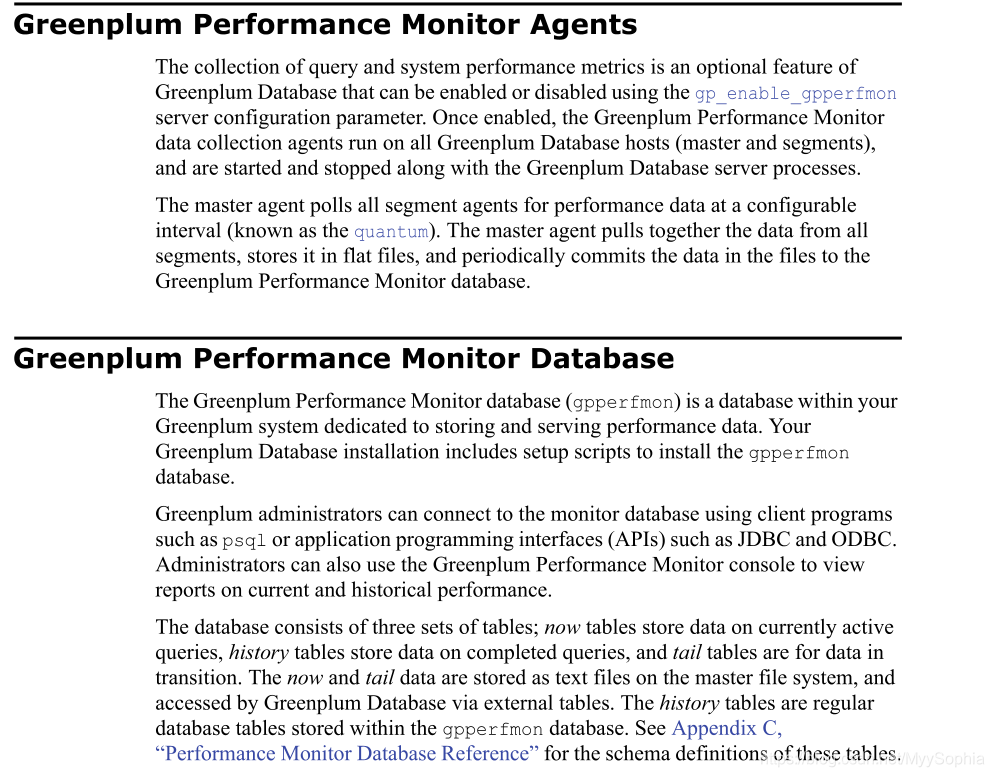 GreenPlum Performance Monitor Administrator Guide-CSDN博客