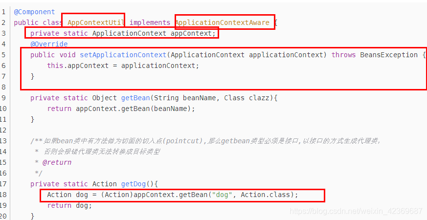 spring定时任务（四）-------Spring中的ApplicationContextAware接口的使用_spring 4 applicationcontextaware-CSDN博客