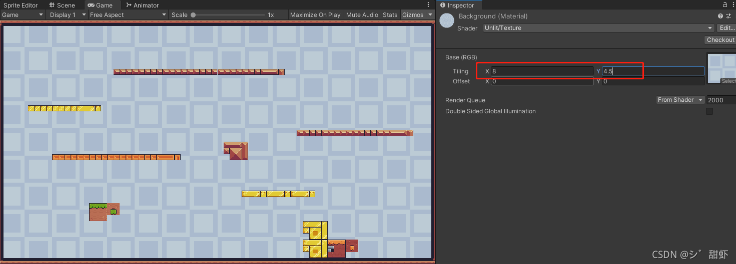 2D游戏知识点一、Unity 2D Quad使用_unity2d材质球-CSDN博客