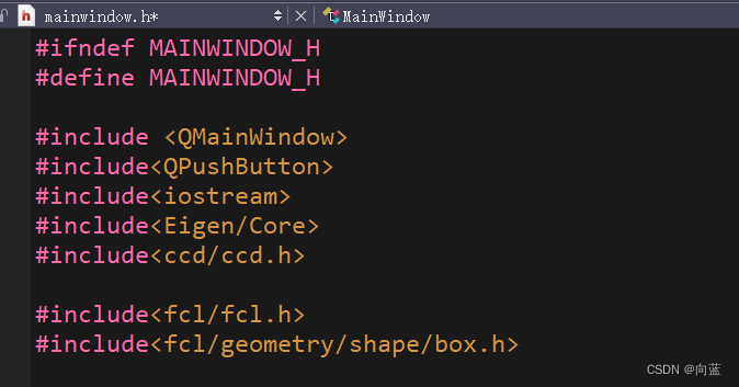 Fcl碰撞检测库,添加到qt项目中,问题记录error Dllimport Cannot Be Applied To Non Inline Function Definition Csdn博客