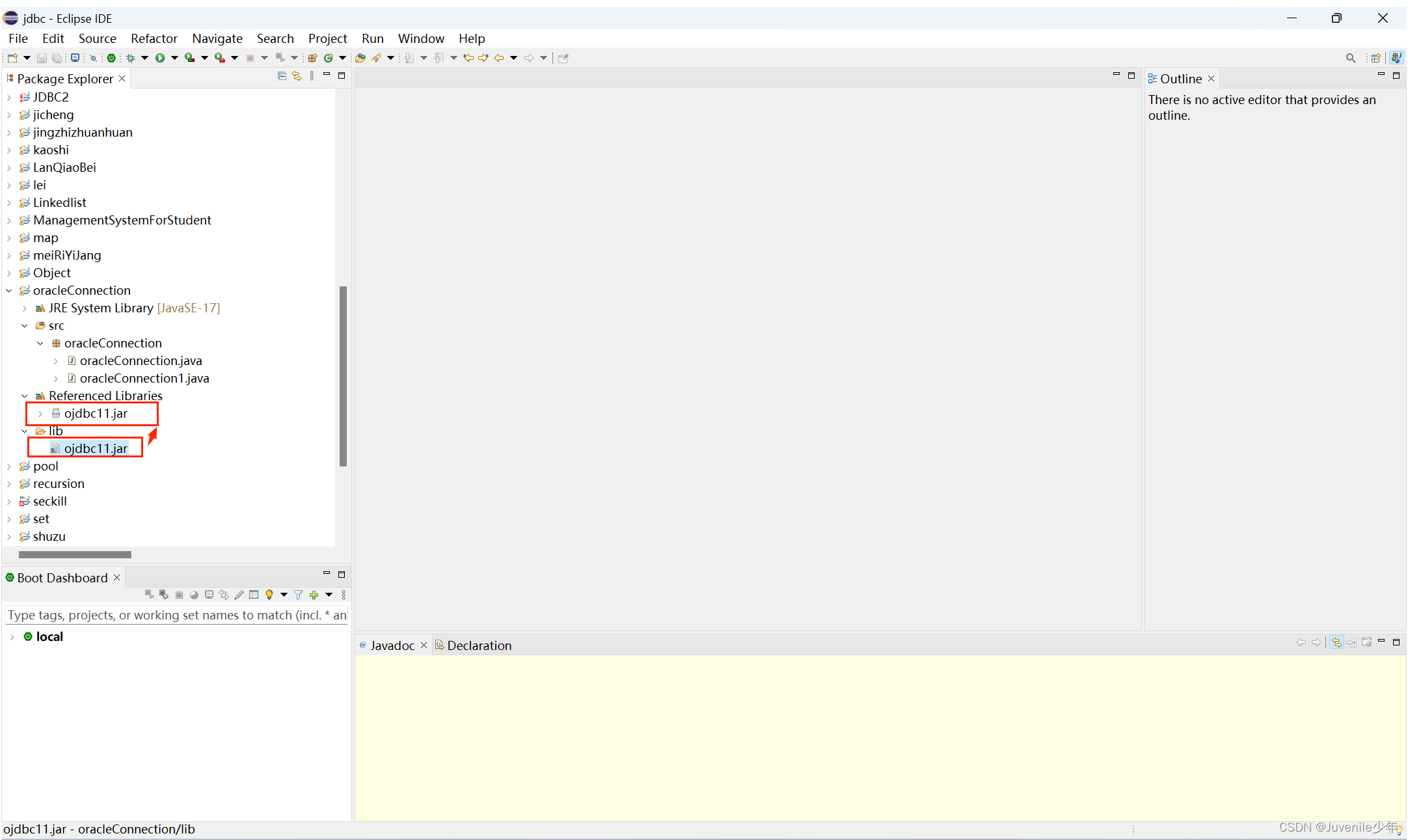13.Oracle通过JDBC连接Java_oracle jdbc-CSDN博客