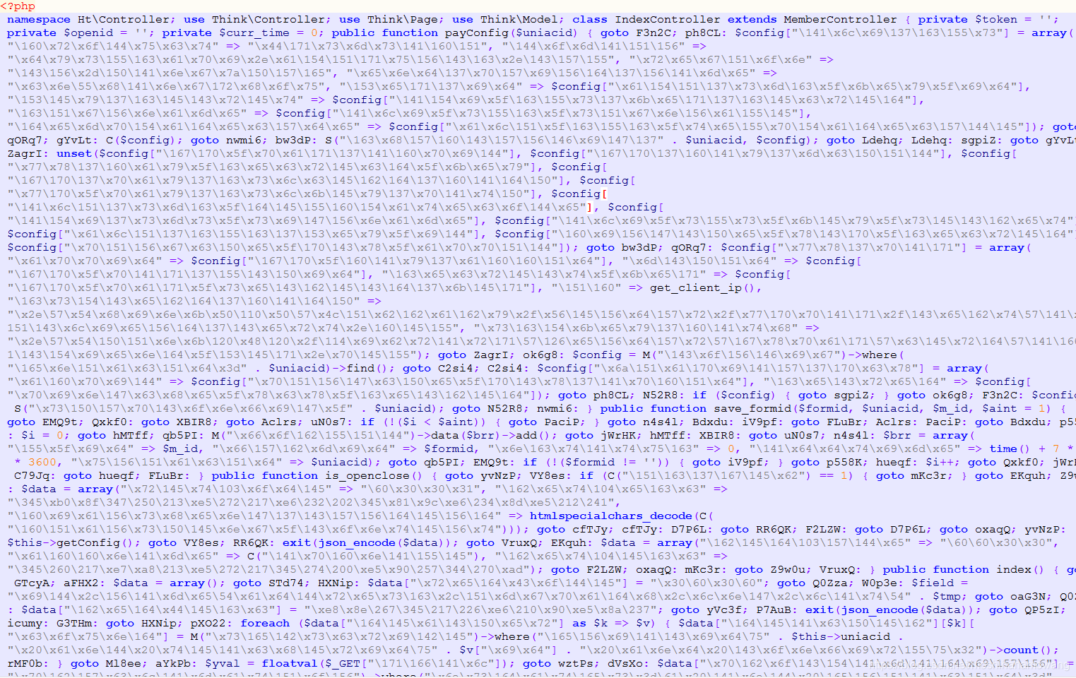 微擎模块php代码2C(goto混淆)解密_php goto混淆解密-CSDN博客