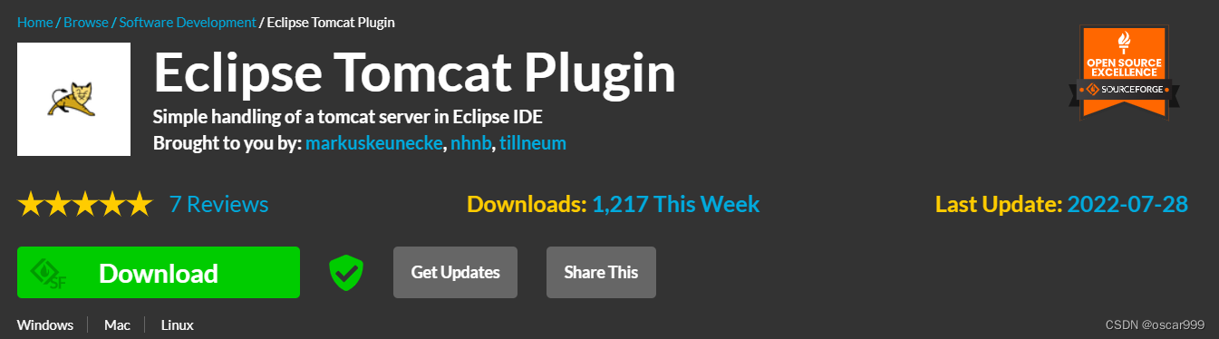 Eclipse插件之Tomcat Plugin 介绍、安装与使用_eclipse tomcat插件-CSDN博客