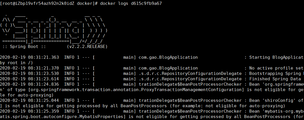 使用docker部署springboot项目并连接上mysql数据库_spring打包的时候会访问mysql吗-CSDN博客