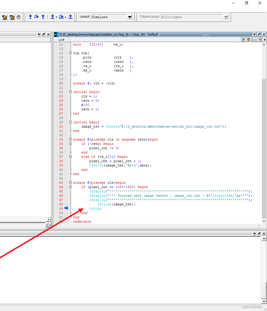 FPGA图像处理功能仿真，Modelsim联合Matlab_fpga仿真-CSDN博客