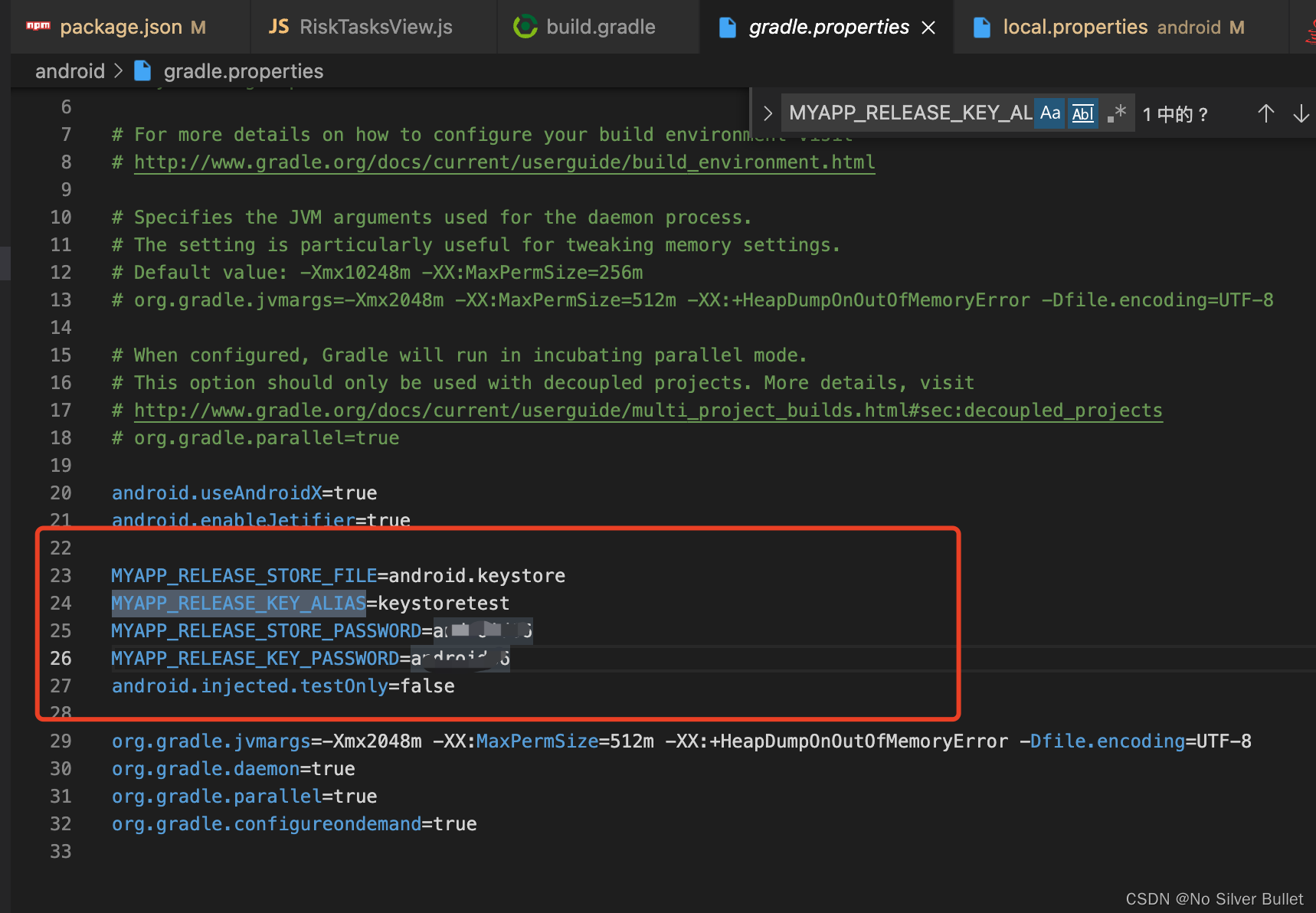 ReactNative进阶（五十三）:Keystore file ‘..android.keystore‘ not found for signing config ‘debug‘问题解决 ...