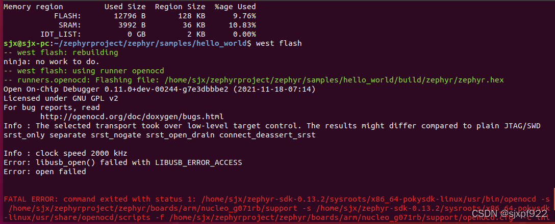 Ubuntu 18.4 安装ST-Link V2_ubuntu stlink west-CSDN博客