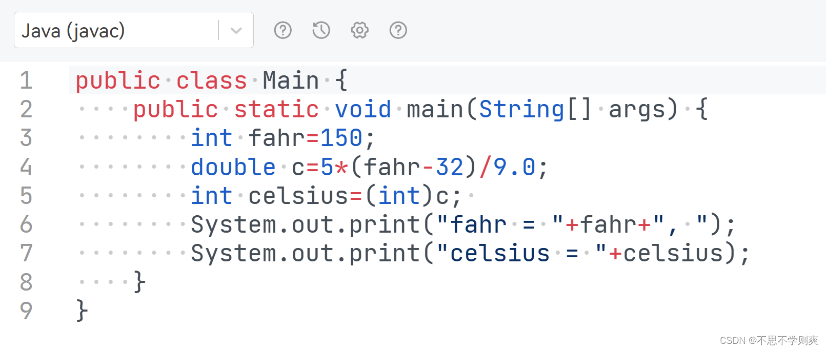 PTA题组---Java语言实现：7-1 温度转换_java gui 温度转换 pta-CSDN博客