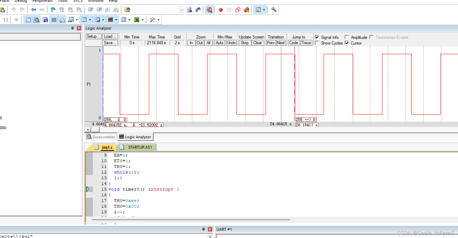 51单片机：中断与定时计数_在单片机p1口上接有8只led。采用t0方式1的定时中断方式,使p0外接的8只led每0.-CSDN博客
