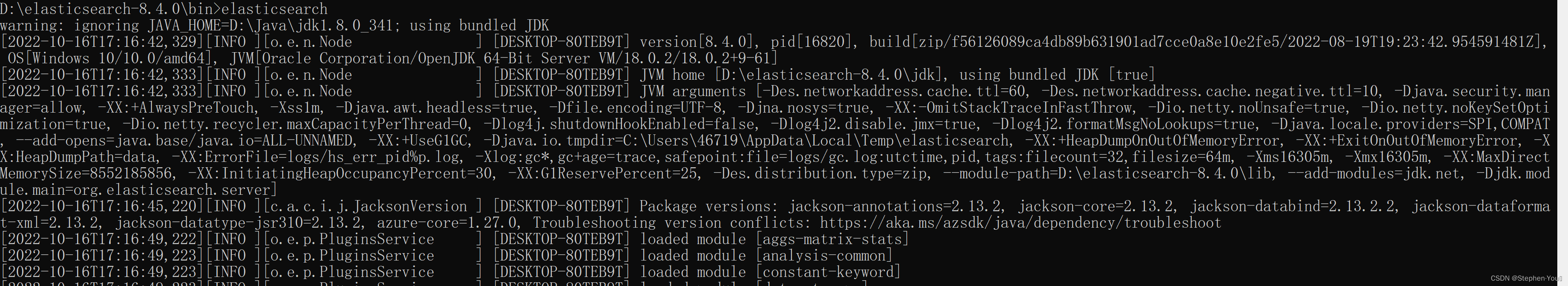 windows环境Elasticsearch8.4.0的安装、启动、使用方式_windows elasticsearch8 使用教程-CSDN博客