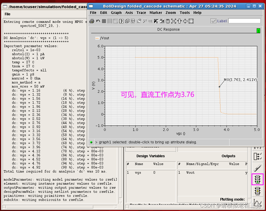 virtuoso IC5141 实验三 Cascode OTA放大器设计_cascode放大器-CSDN博客